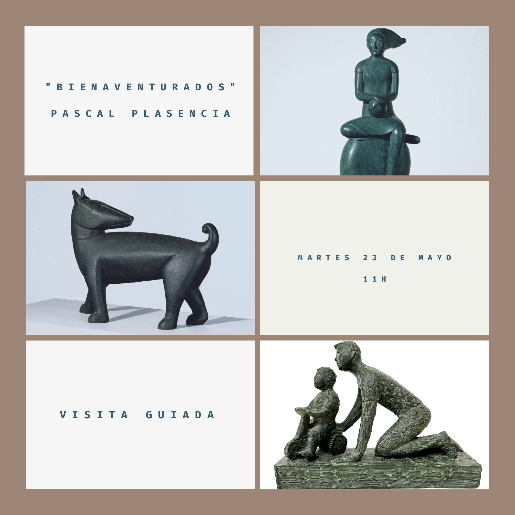 Pascal Plasencia hará una visita guiada de su Exposición "Bienaventurados"ubicada en el hall de ...